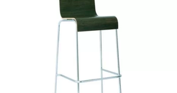 Laminate Contra Metal Leg Bar Chair - Bar Chair