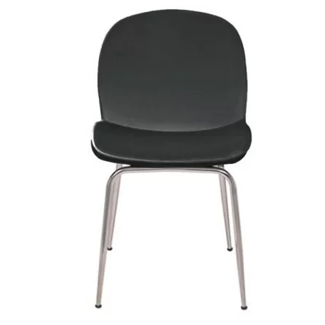 Modern Metal Chair with Brass Legs - Metal Chair